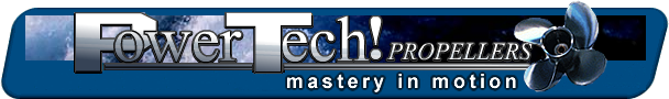 Powertech Propellers available from Dan's Discount Boat Propellers